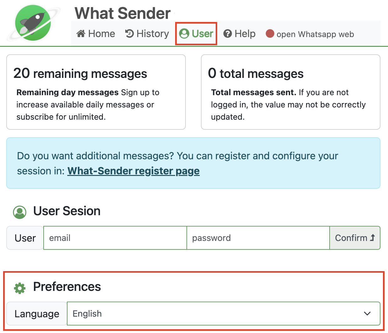 Help Center - WhatSender Centro de ayuda