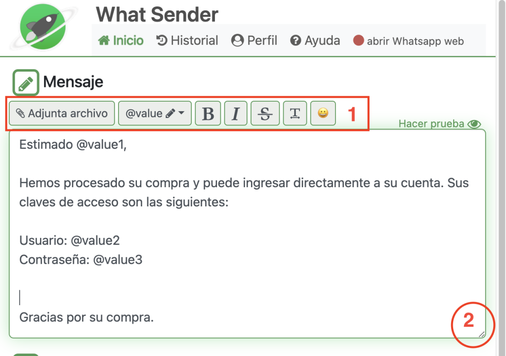 How to use WhatSender? - WhatSender Centro de ayuda